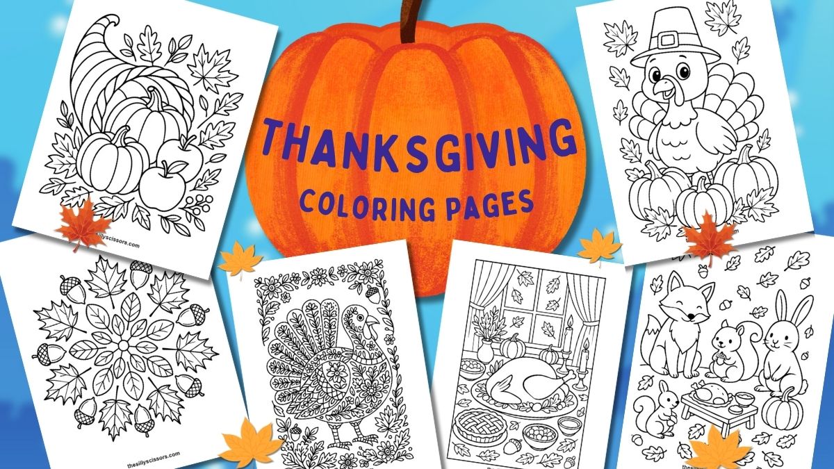 Thanksgiving Coloring Pages – Free Printable PDF